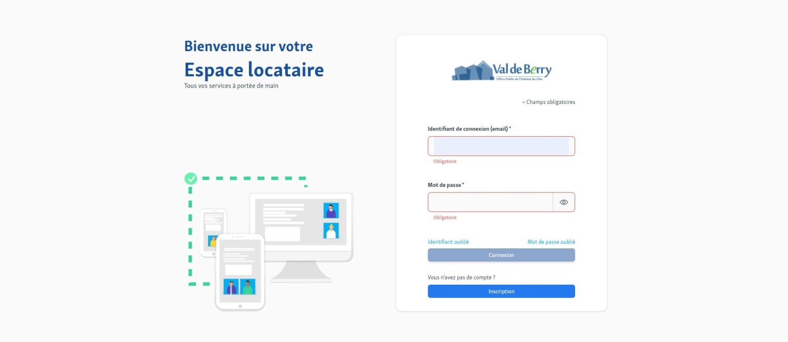 Nouvel espace locataires - Val de Berry